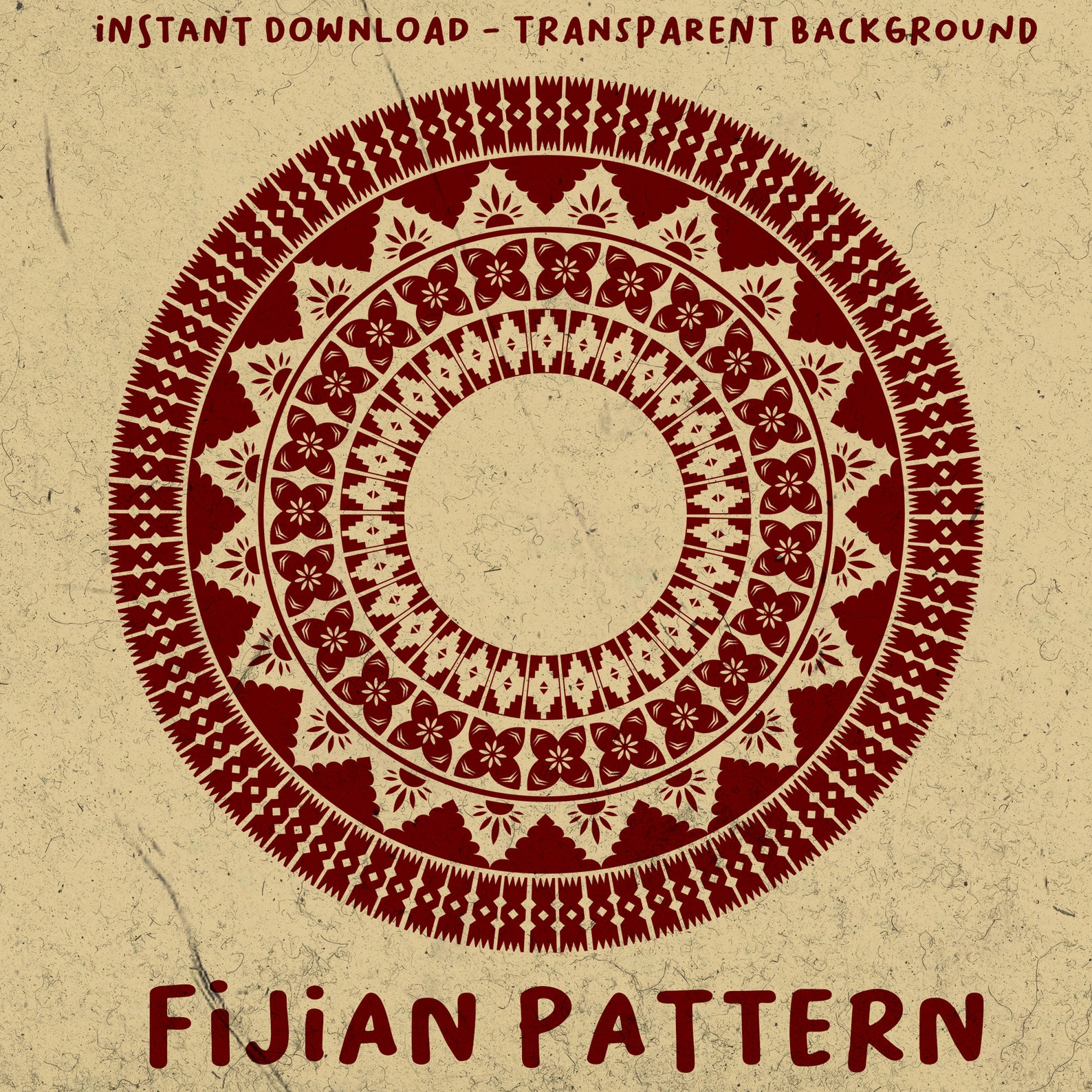 Fijian Circle Pattern - Etsy