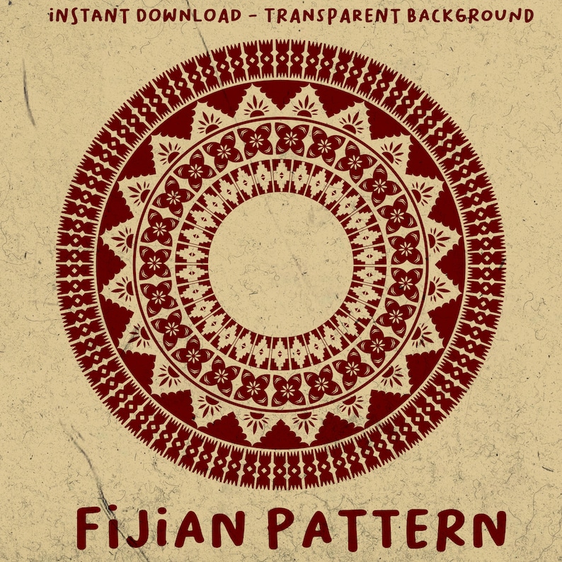 Fijian Circle Pattern - Etsy