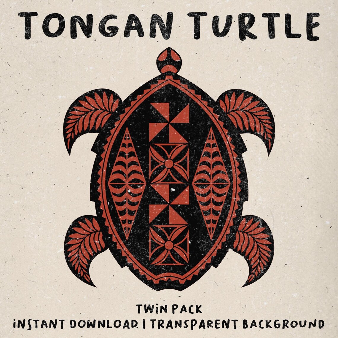 Tongan Turtle Design (twin Pack) - Etsy