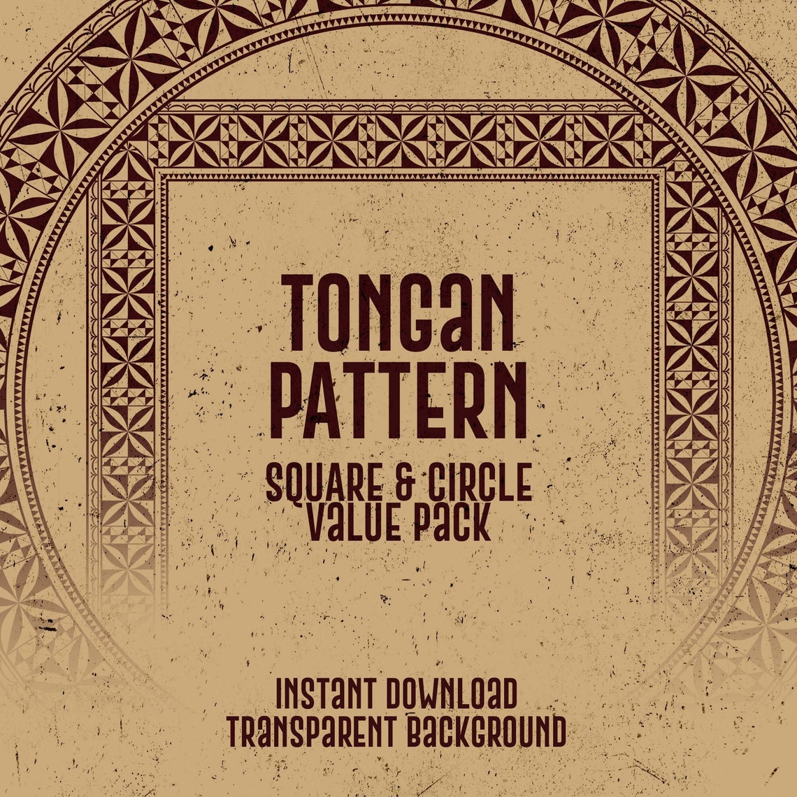 Tongan Pattern Design Pack - Etsy