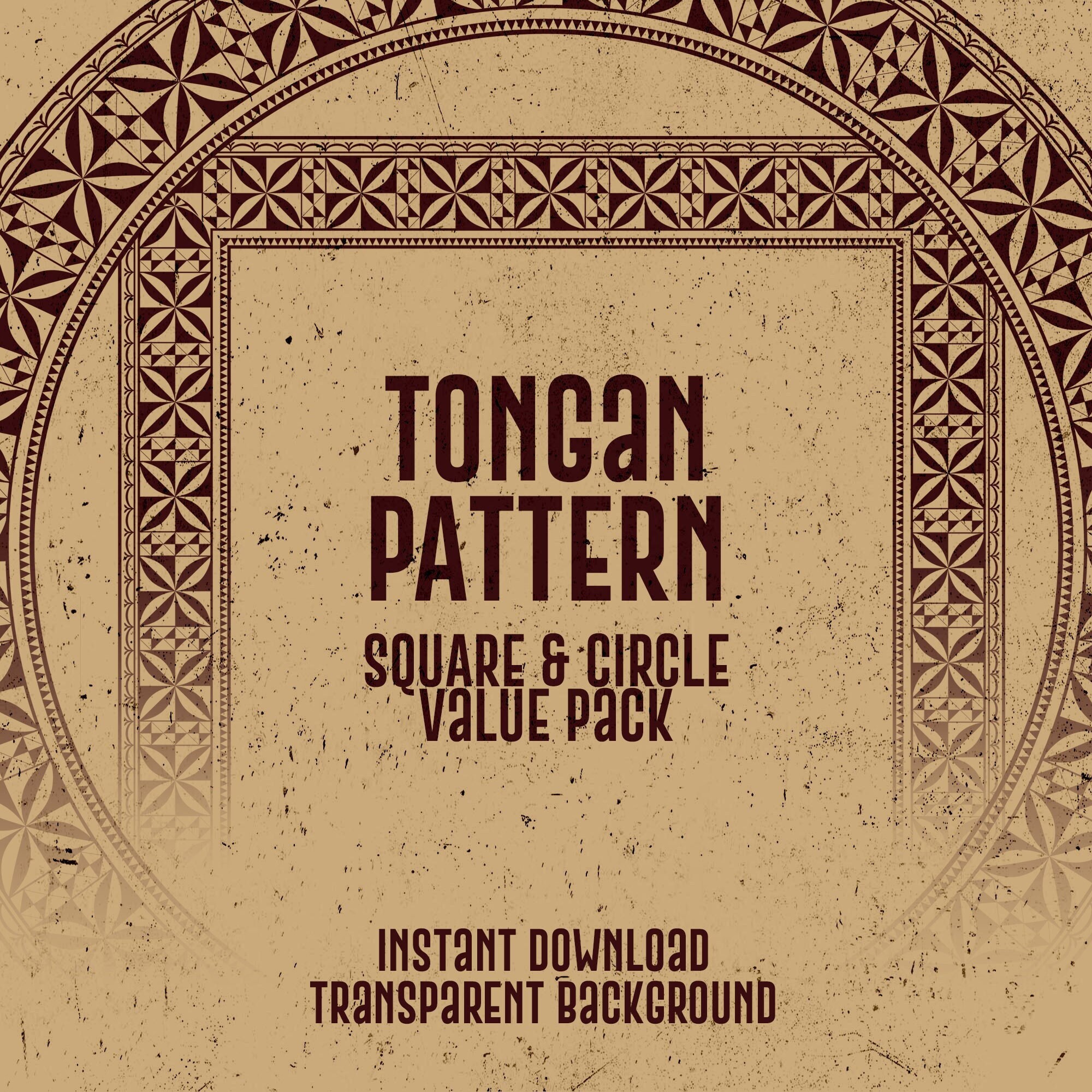 Tongan Pattern Design Pack - Etsy