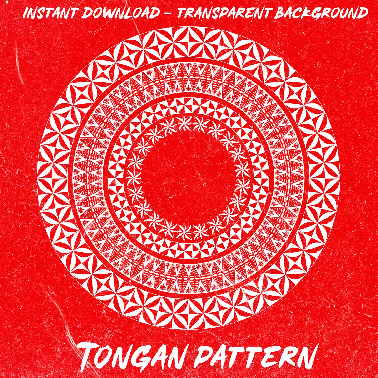 Tongan Circle Pattern Design - Etsy