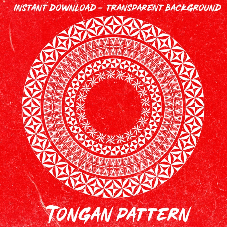 Tongan Circle Pattern Design - Etsy