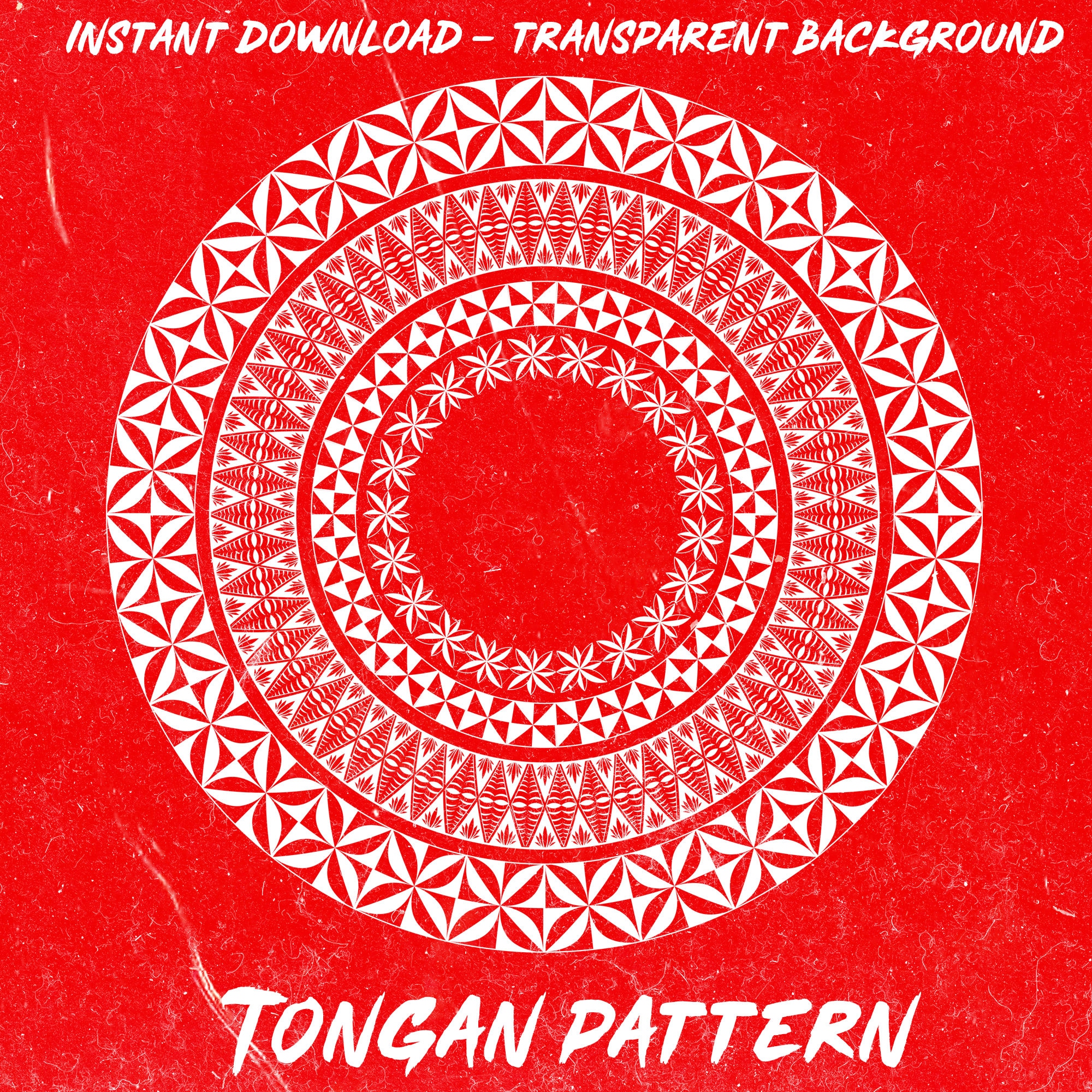 Tongan Circle Pattern Design - Etsy