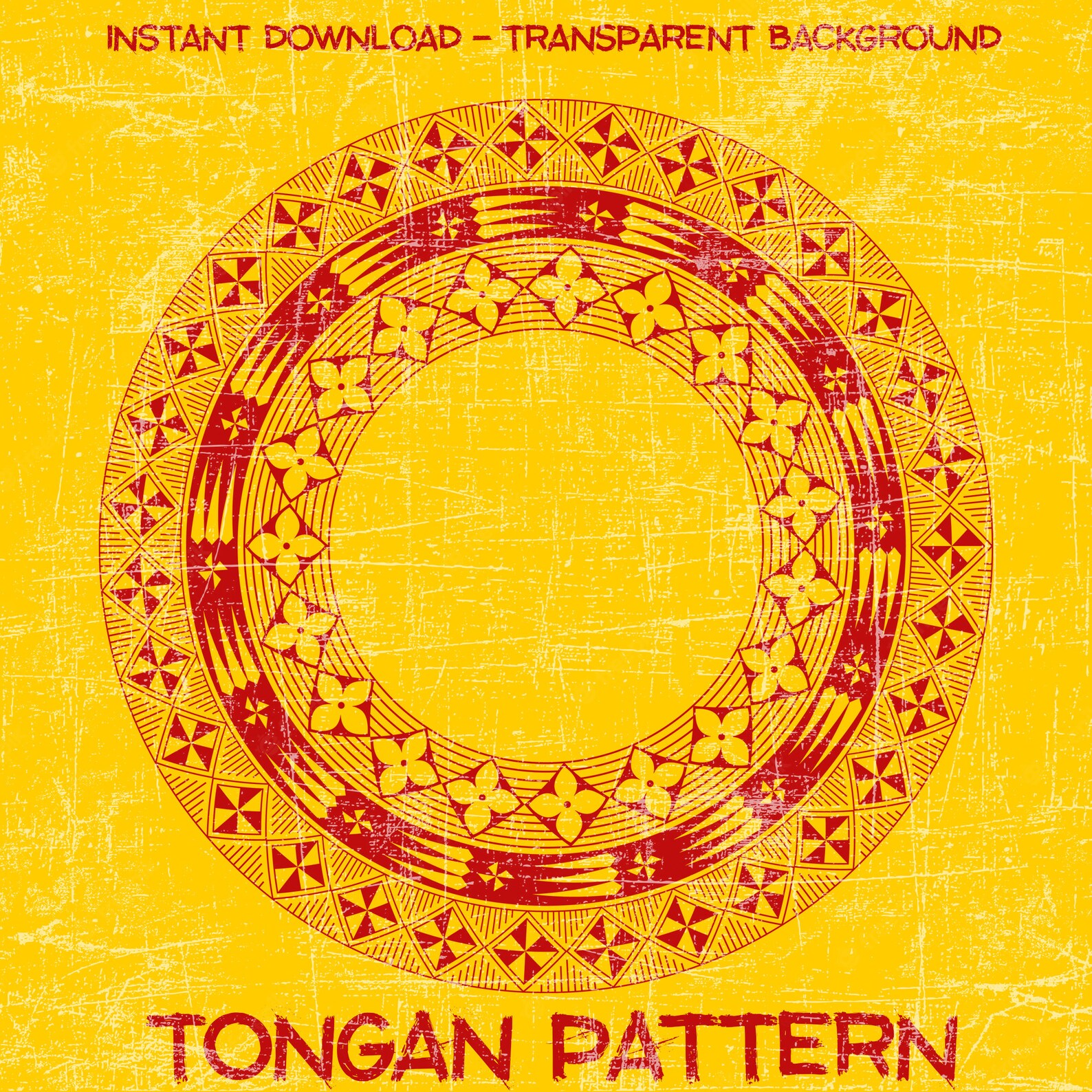 Tongan Circle Pattern Design - Etsy