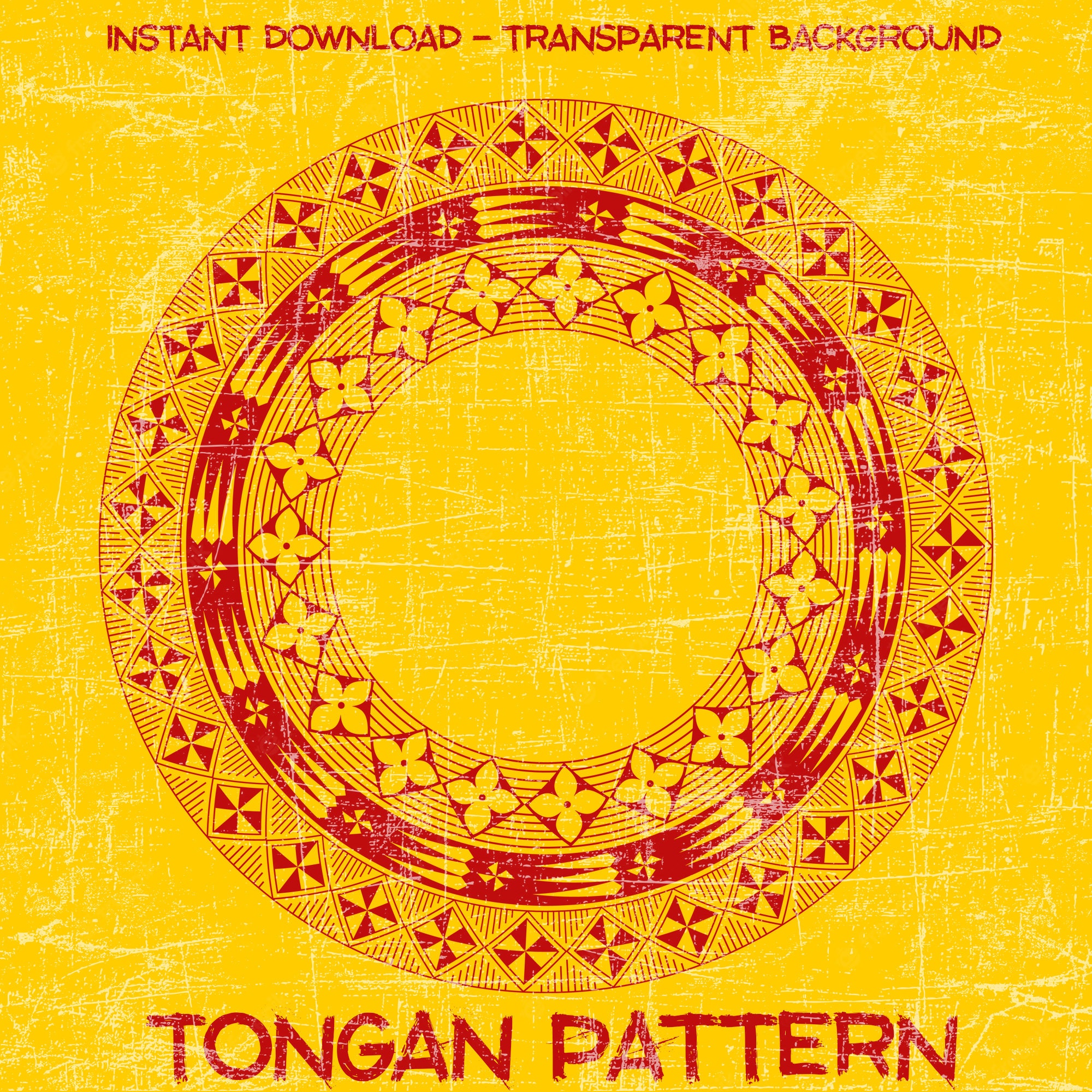 Tongan Circle Pattern Design - Etsy