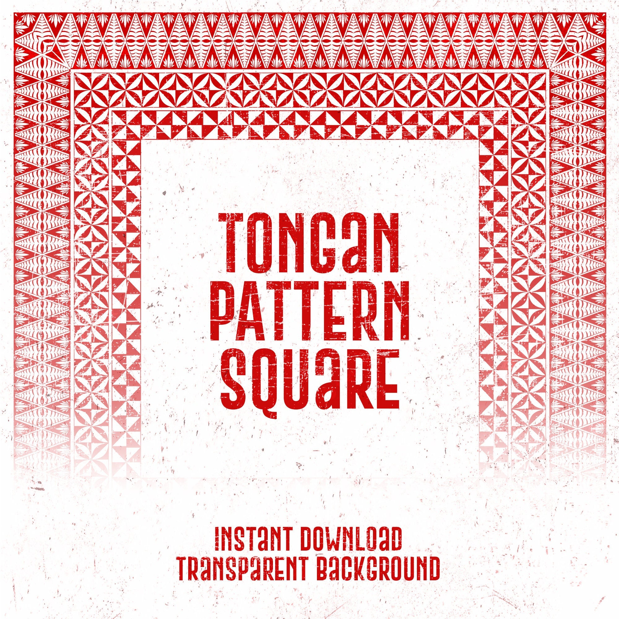 Tongan Square Pattern Design - Etsy