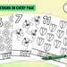 Flower Numbers 1-20 Coloring Book | Coloring Pages | Kindergarten ...