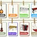 Musical Instruments Flashcards, 36 Music Flash Cards 5x7, Music ...