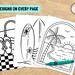 Beach Coloring Book | Printable Fun Summer Coloring Pages for Kids ...