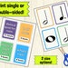 Music Note & Rest Value Flashcards | American and British Note Names ...