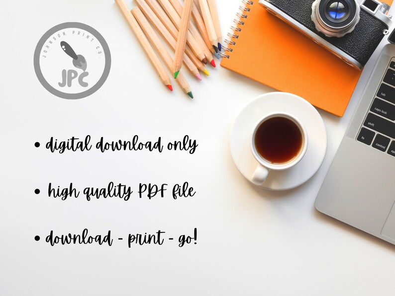 Weekly Lesson Plan Printable Calendar Bundle 4 Pack Letter Sized Pdfs ...