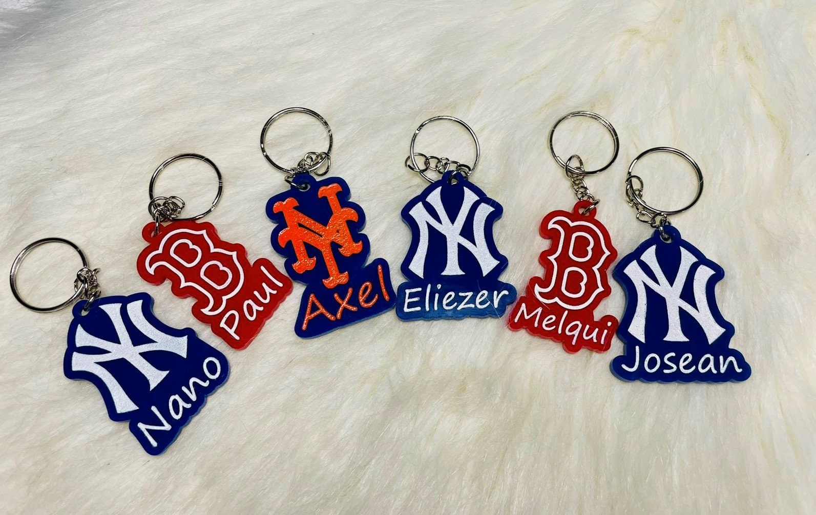 MLB Keychain/ Baseball Keychain/ Personalized Keychain - Etsy