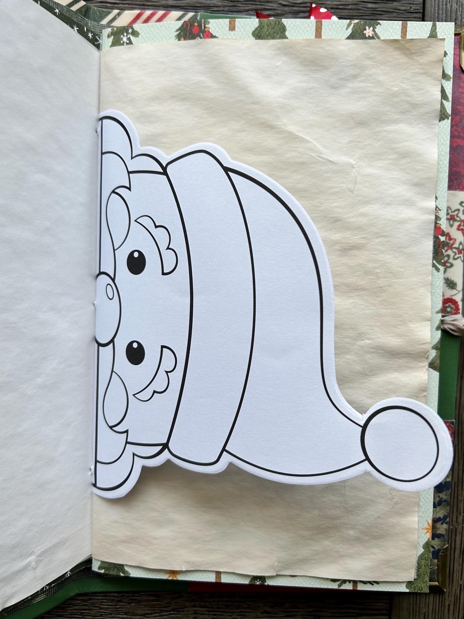 Christmas Themed “santa Claus” Journal - Etsy