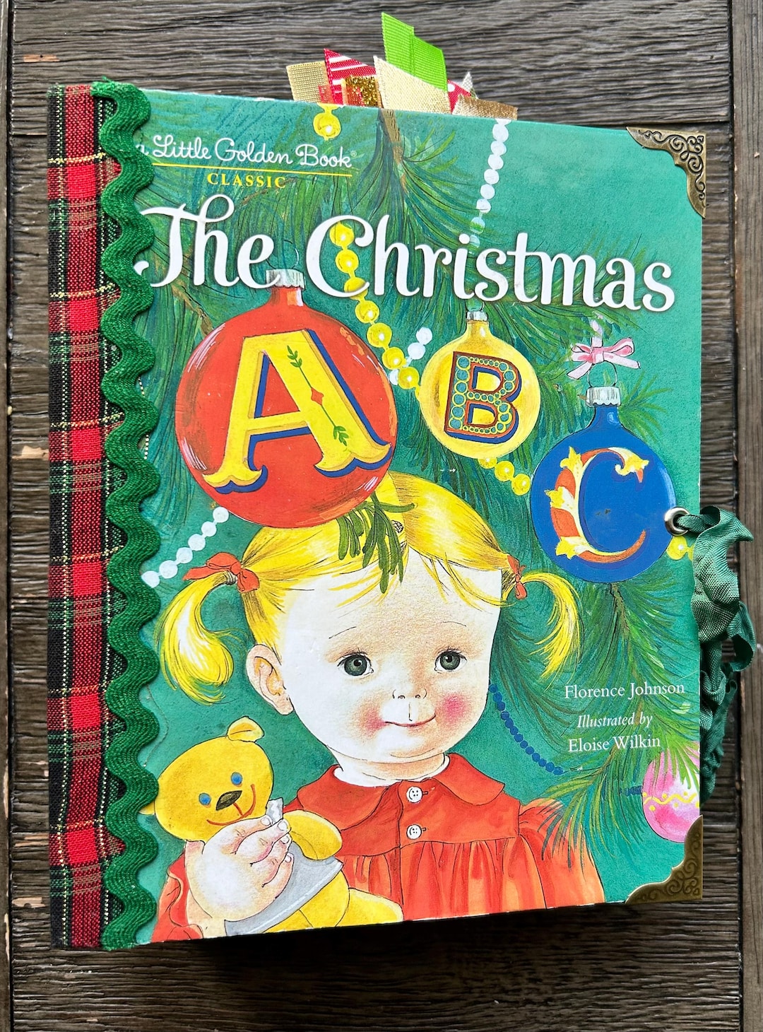 The Christmas Abcs Little Golden Book Journal - Etsy