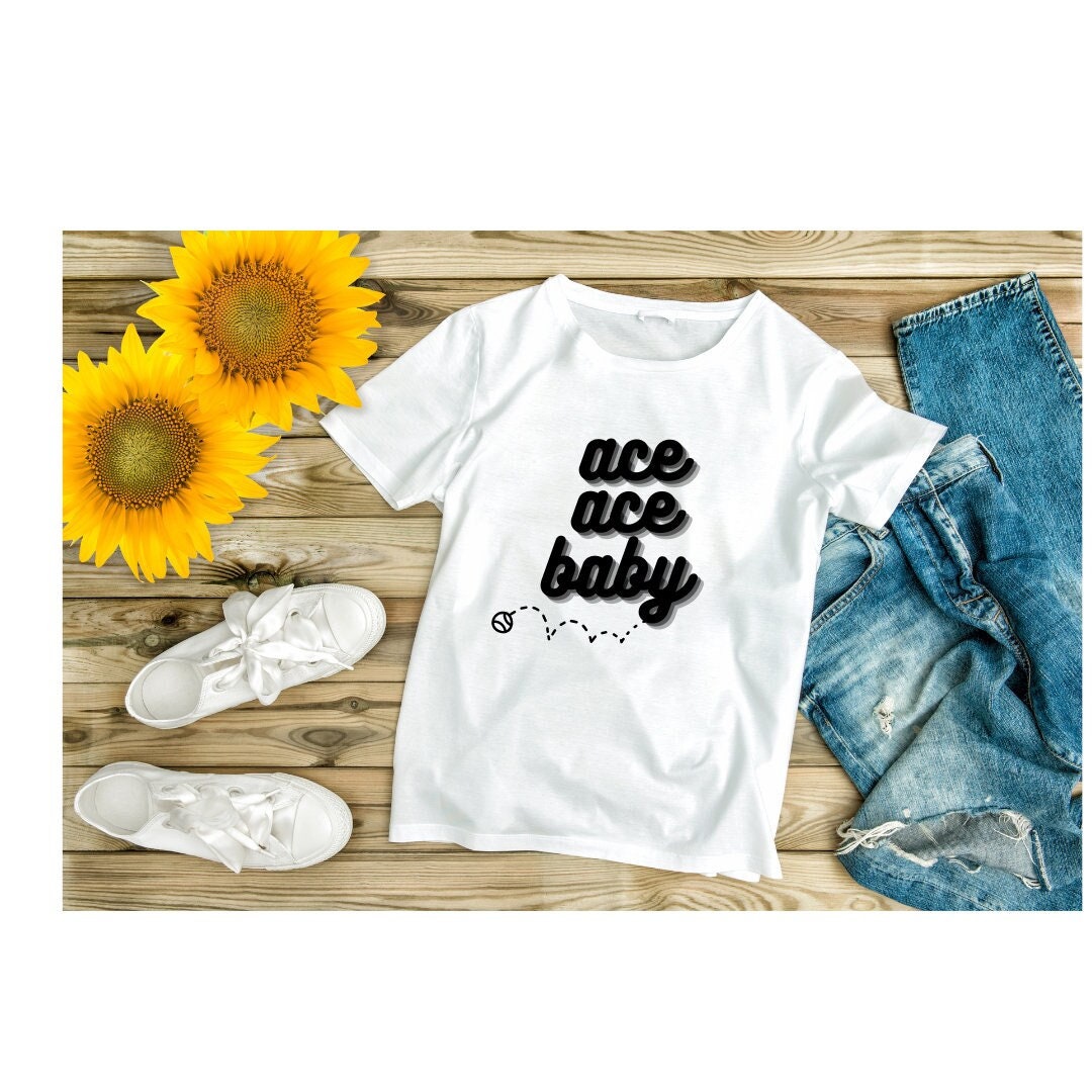 Ace Ace Baby SVG, Tennis SVG, Transparent PNG, Jpg - Etsy