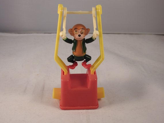 Vintage swingers Flipping Monkey Push Puppet With | Etsy