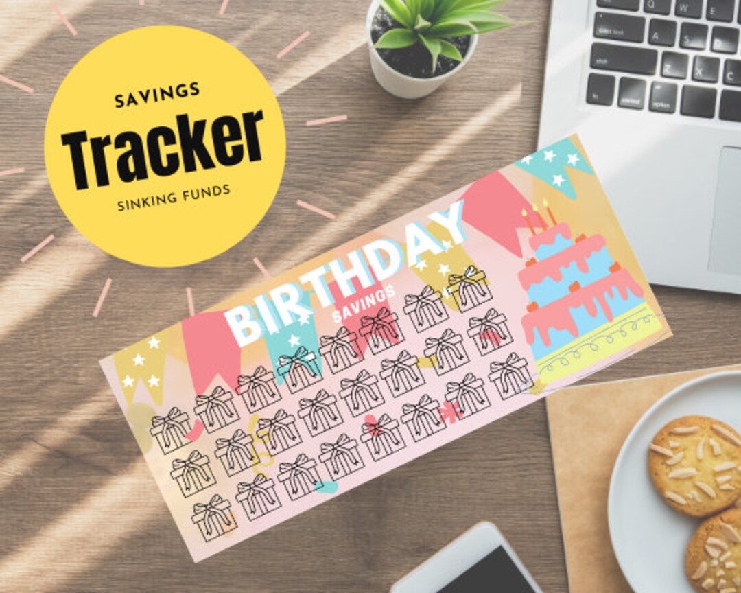 Birthday Savings Tracker - Etsy