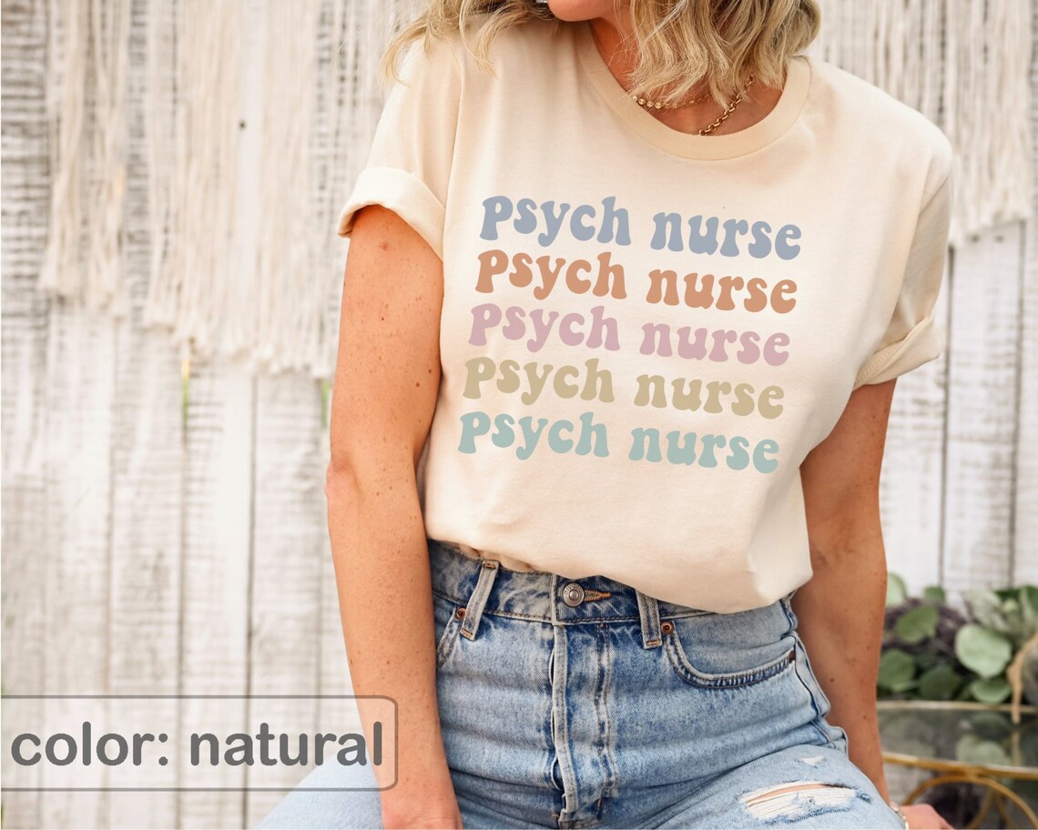 Psych Nurse T-shirt - Graduation Gift for Psychiatric Nurse, Crewneck ...