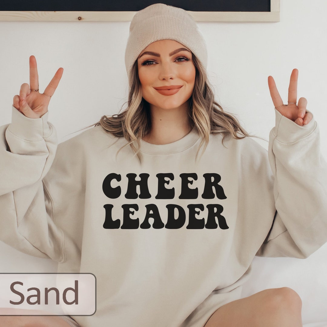 Cheerleader Sweatshirt, Gift for Cheerleader, Cute Cheerleading Cheer ...