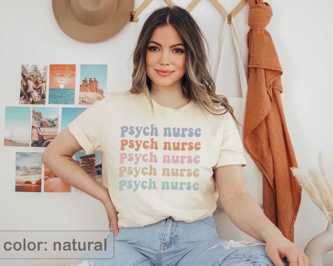 Psych Nurse T-shirt - Graduation Gift for Psychiatric Nurse, Crewneck ...