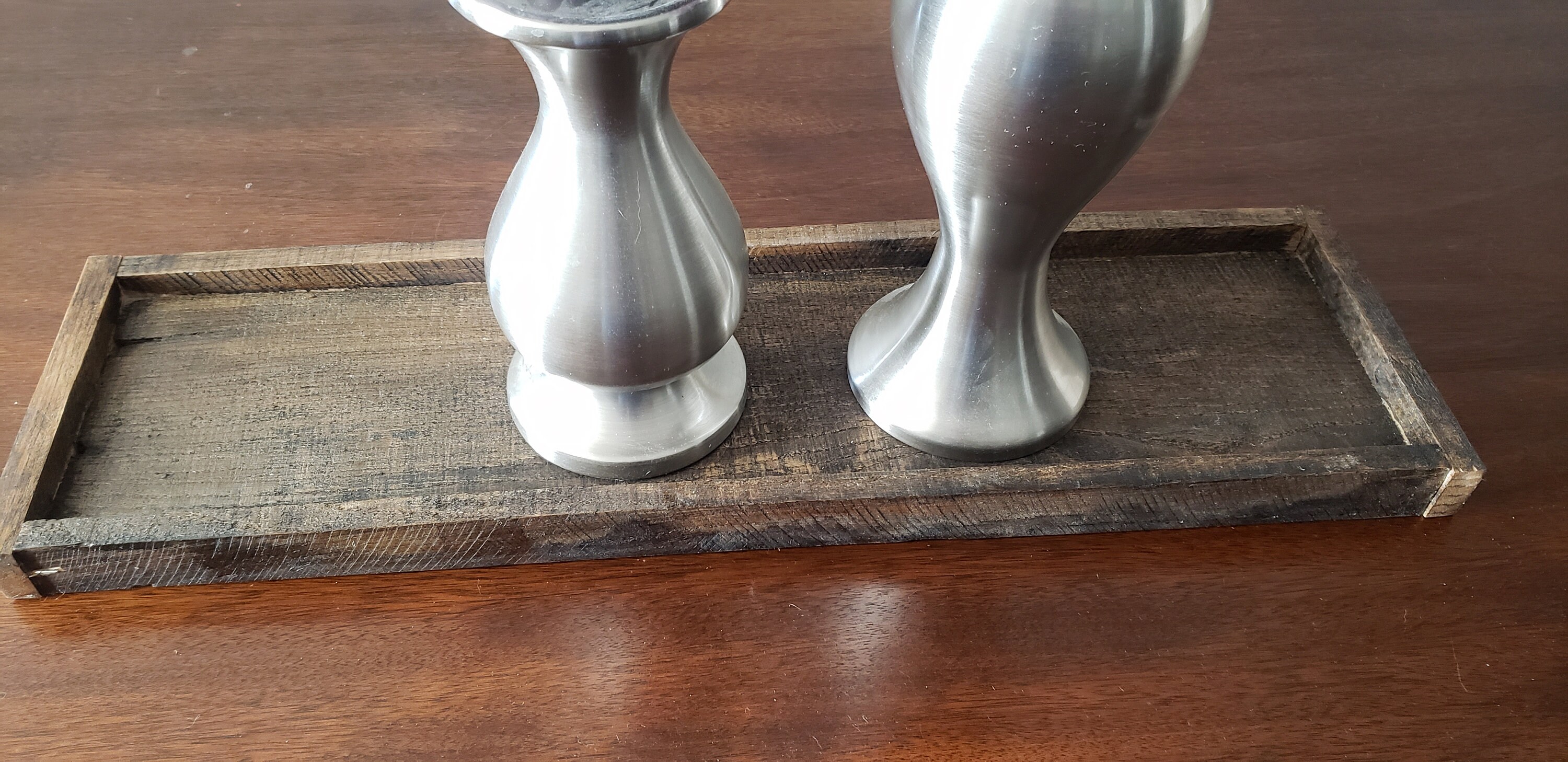 Long Rustic Tray, Solid Oak Tray, Reclaimed Pallet Wood Tray, Hand Made ...