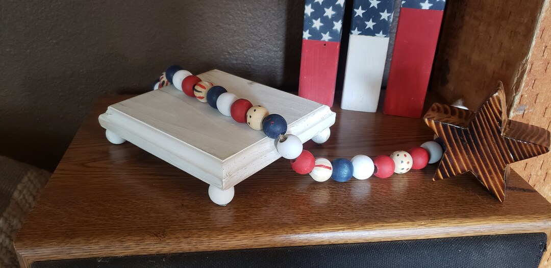 Rustic Wood Riser, Distressed Riser, Farmhouse Decor, Wood Display ...