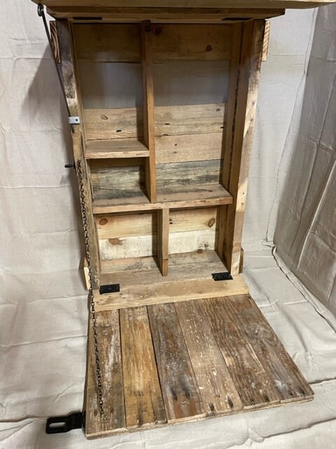 Pallet Wood Folding Minibar - Etsy