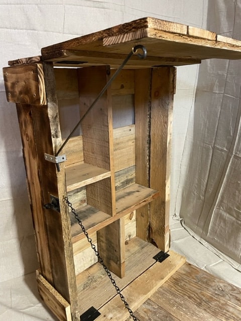 Pallet Wood Folding Minibar - Etsy