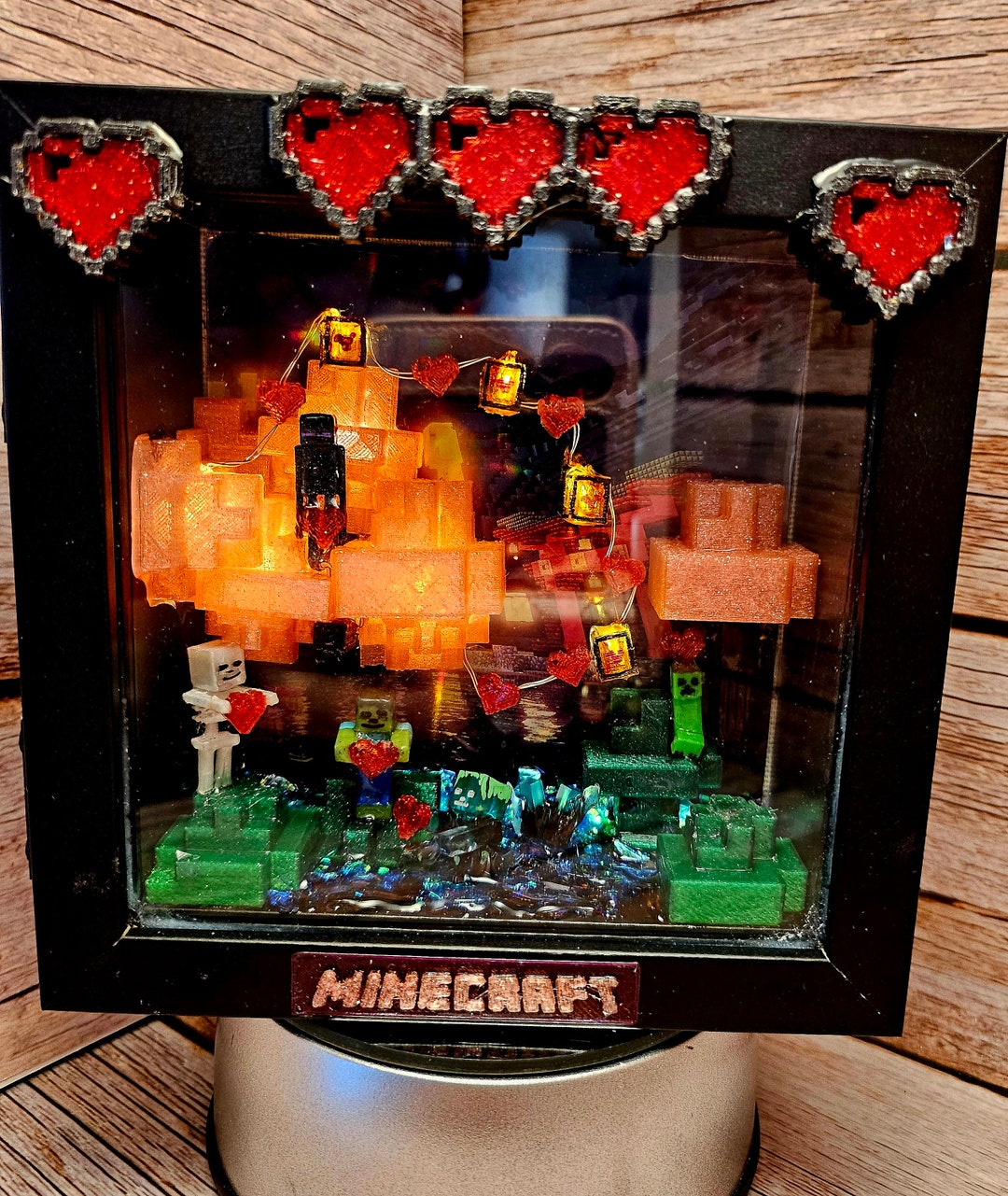 Tincy Scenes Minecraft Inspired Diorama With Lights be My Mobby ...