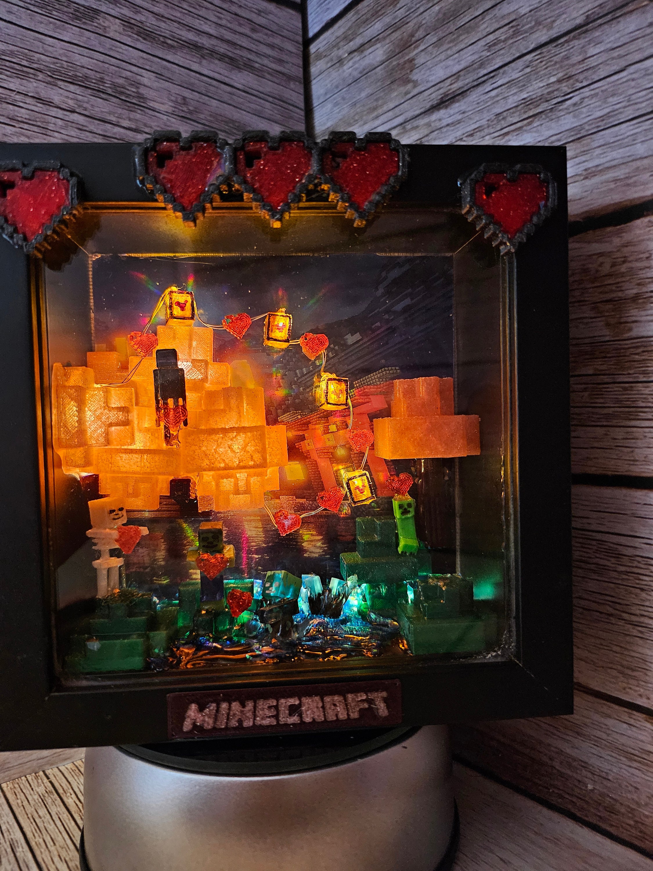 Tincy Scenes Minecraft Inspired Diorama With Lights be My Mobby ...