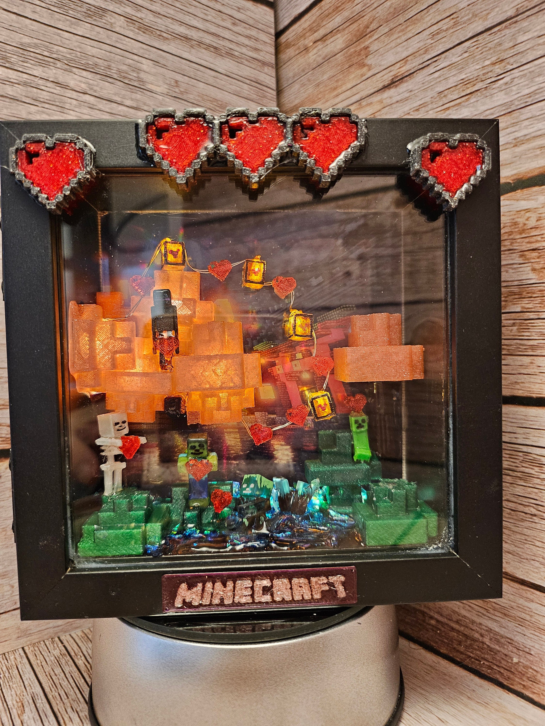 Tincy Scenes Minecraft Inspired Diorama With Lights be My Mobby ...