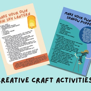 Thailand Activity Book for Kids- Downloadable PDF- Workbook for ...