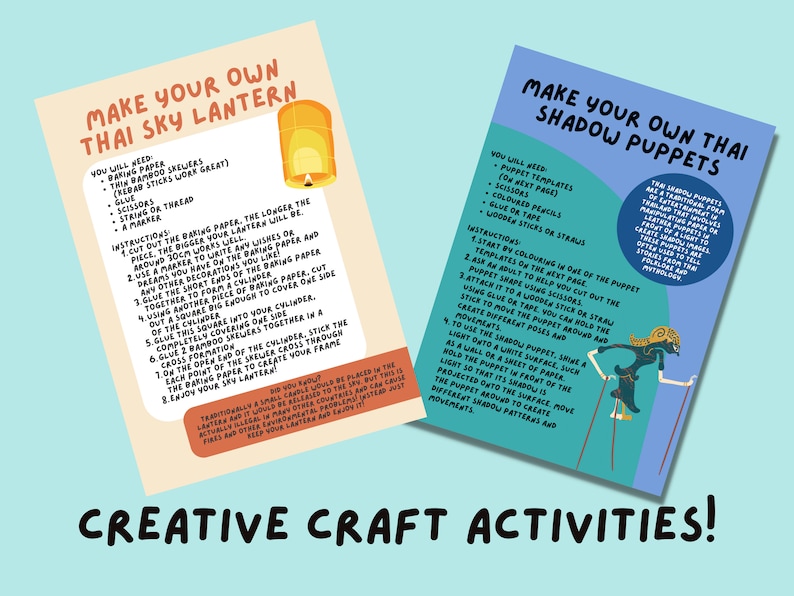 Thailand Activity Book for Kids- Downloadable PDF- Workbook for ...