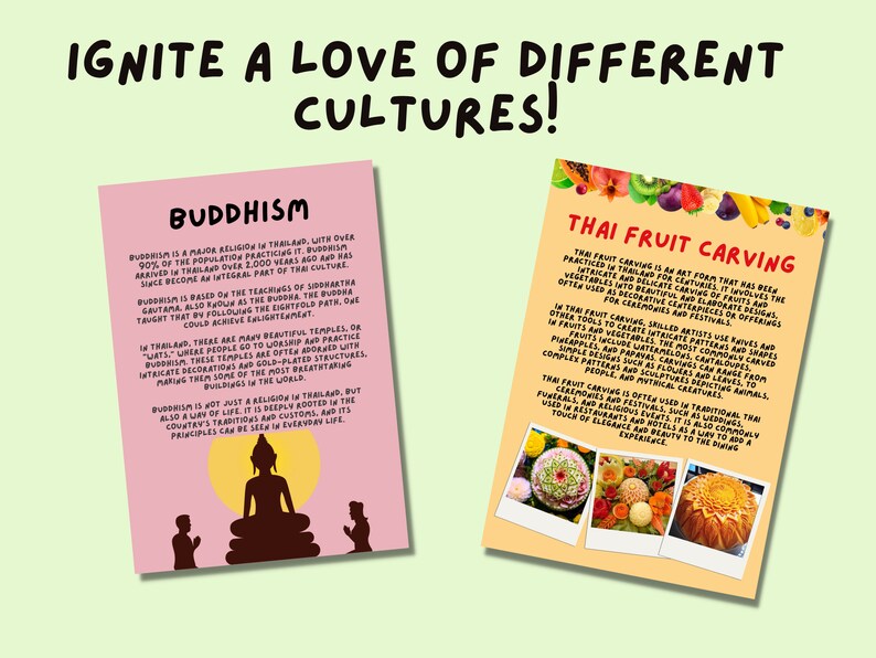 Thailand Activity Book for Kids- Downloadable PDF- Workbook for ...