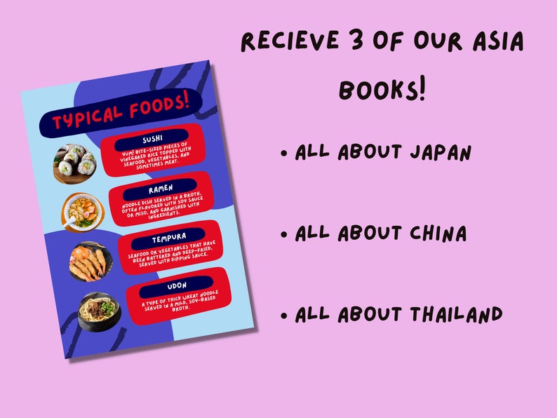Asia Activity Books for Kids! Downloadable PDF Children's Workbook ...