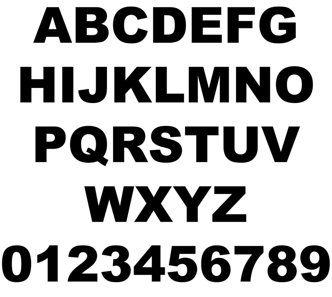 Block Alphabet Letters Die Cut Embellishments - Etsy