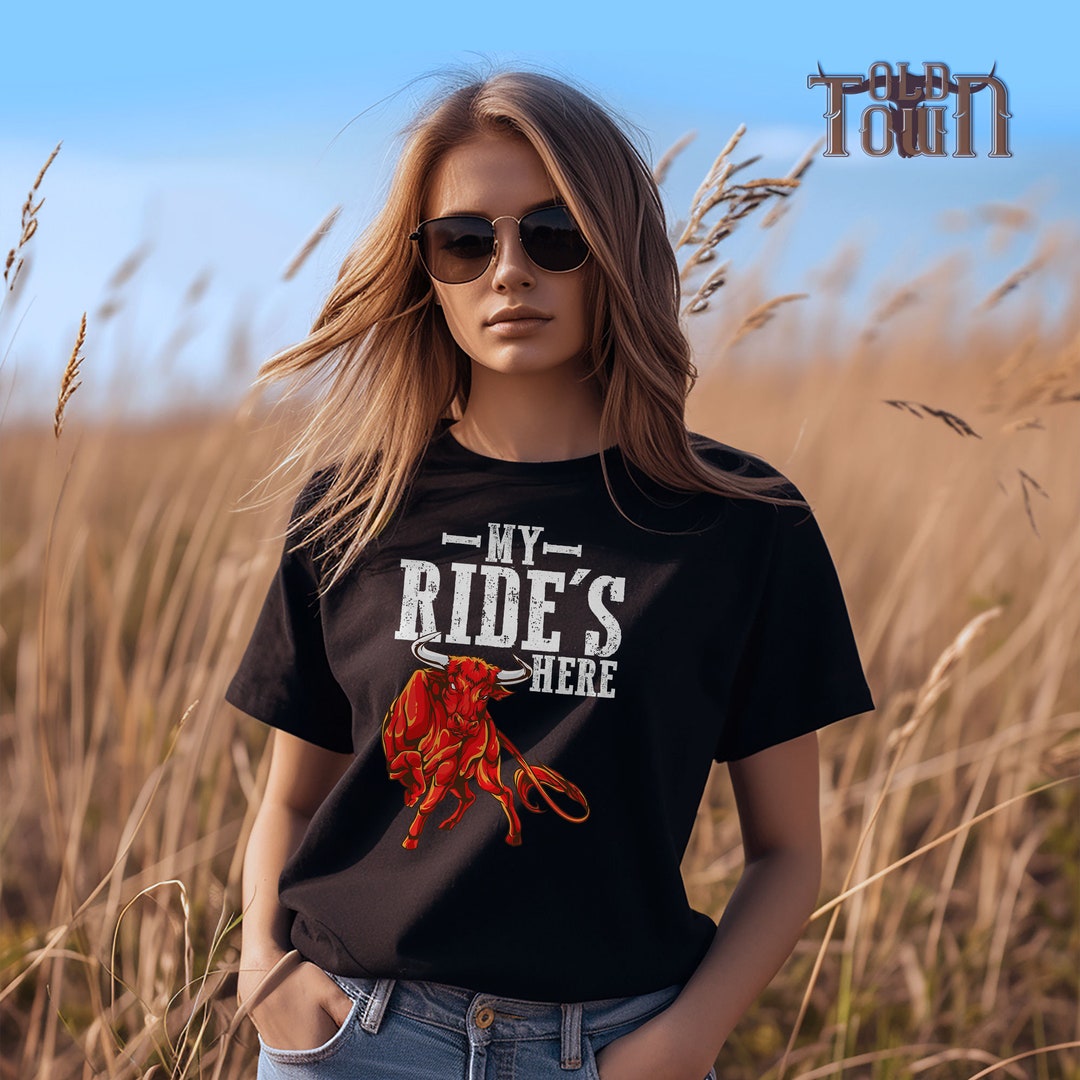 Western Shirt, Bull Riding PBR Rodeo Bull Riders Ranch S, Western Gift ...