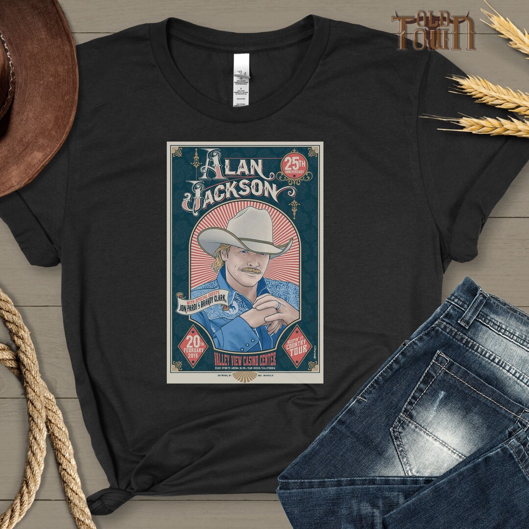 Western Shirt, Alan Retro Jackson Version 90s Music, Country Music ...