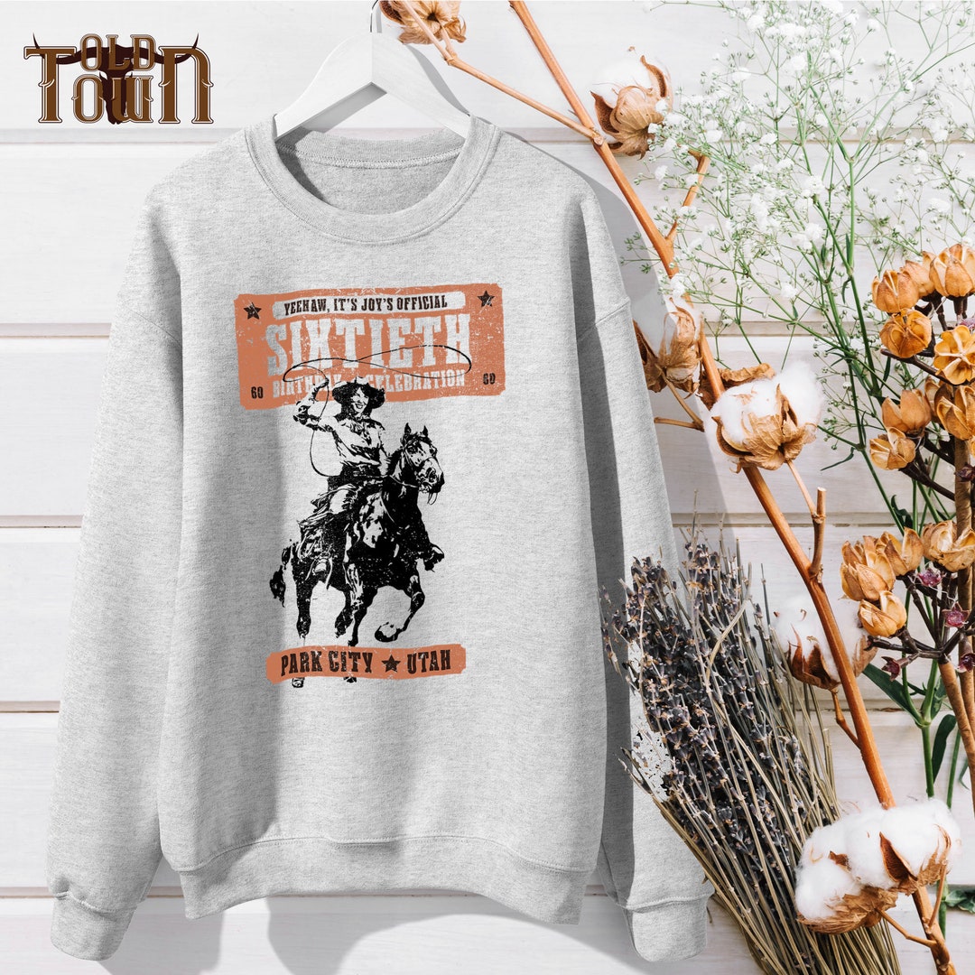 Western Ugly Sweetshirts, 60th Birthday Park City Country Music Vintage ...