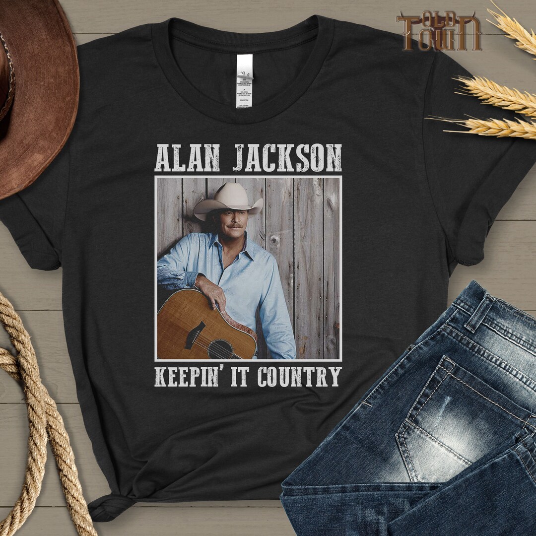 Western Shirt, Alan Retro Jackson Keep In' It Country, Country Music Shirt, Western Girls Gift ...