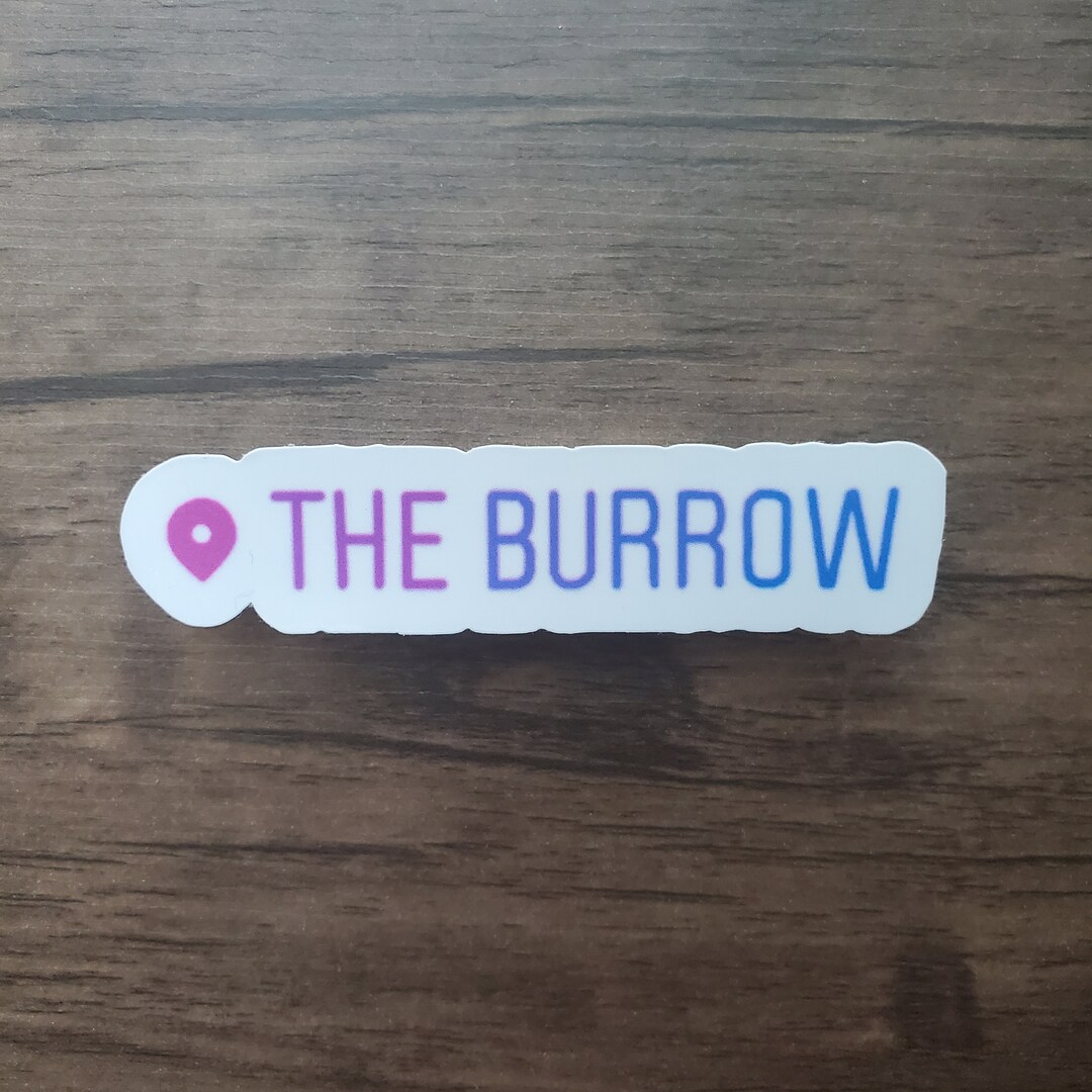 The Burrow Location Sticker | Wizard, Book Nerd, Nerdy Stickers, E ...