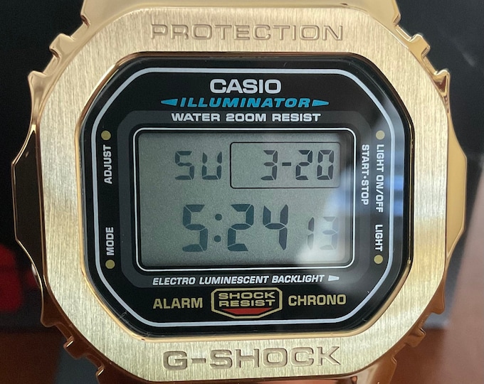 Custom Casio G-shock Full Metal GMWB5000 (case) With 5600E Internals ...