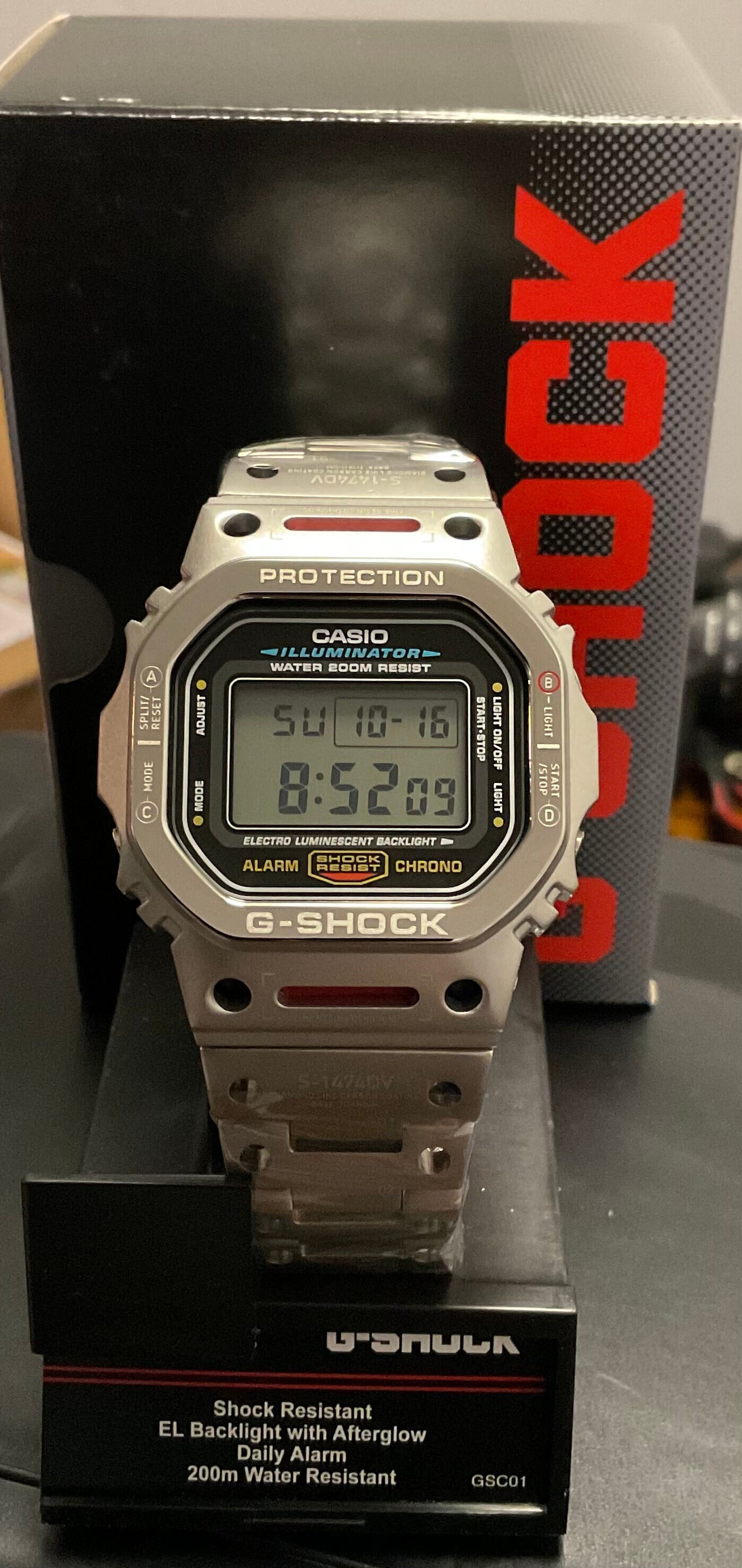 Custom Casio G-shock Full Metal GMWB5000 TVA case With 5600E - Etsy