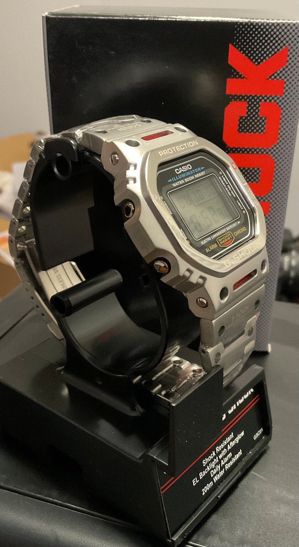 Custom Casio G-shock Full Metal GMWB5000 TVA case With 5600E - Etsy
