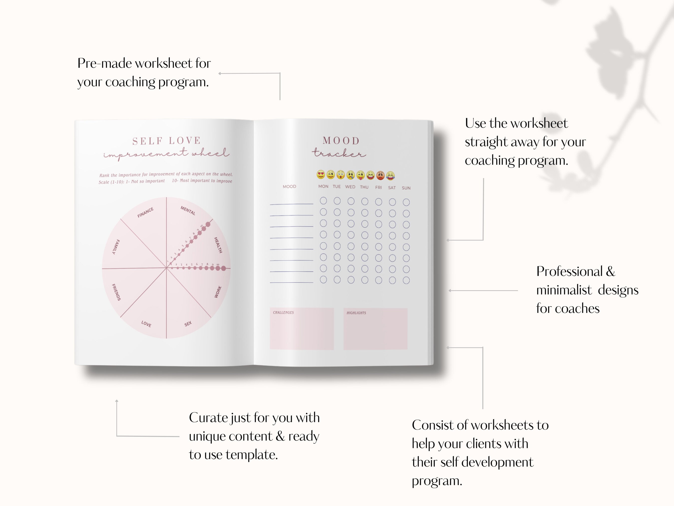 Self Esteem Worksheets, Self Love Worksheet, Confidence Workbook ...