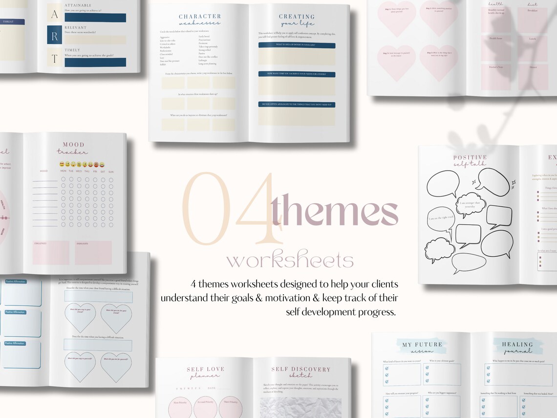 Self Esteem Worksheets Self Love Worksheet Confidence - Etsy