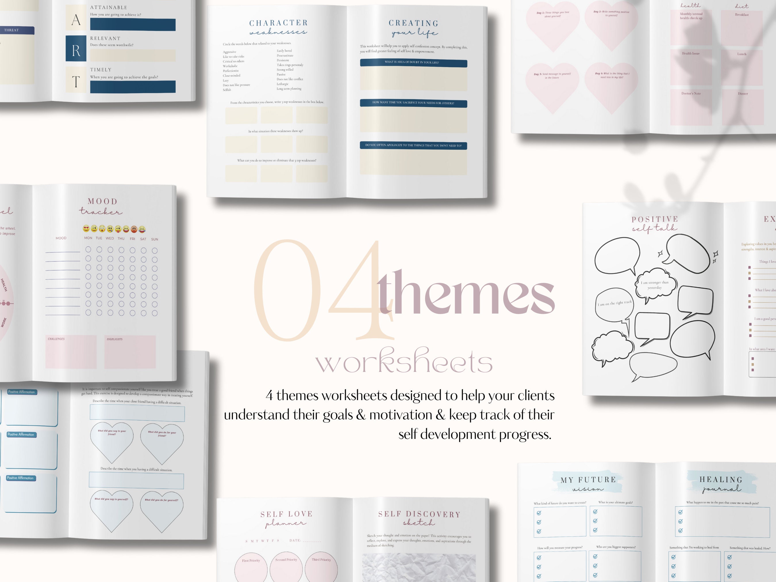 Self Esteem Worksheets, Self Love Worksheet, Confidence Workbook ...