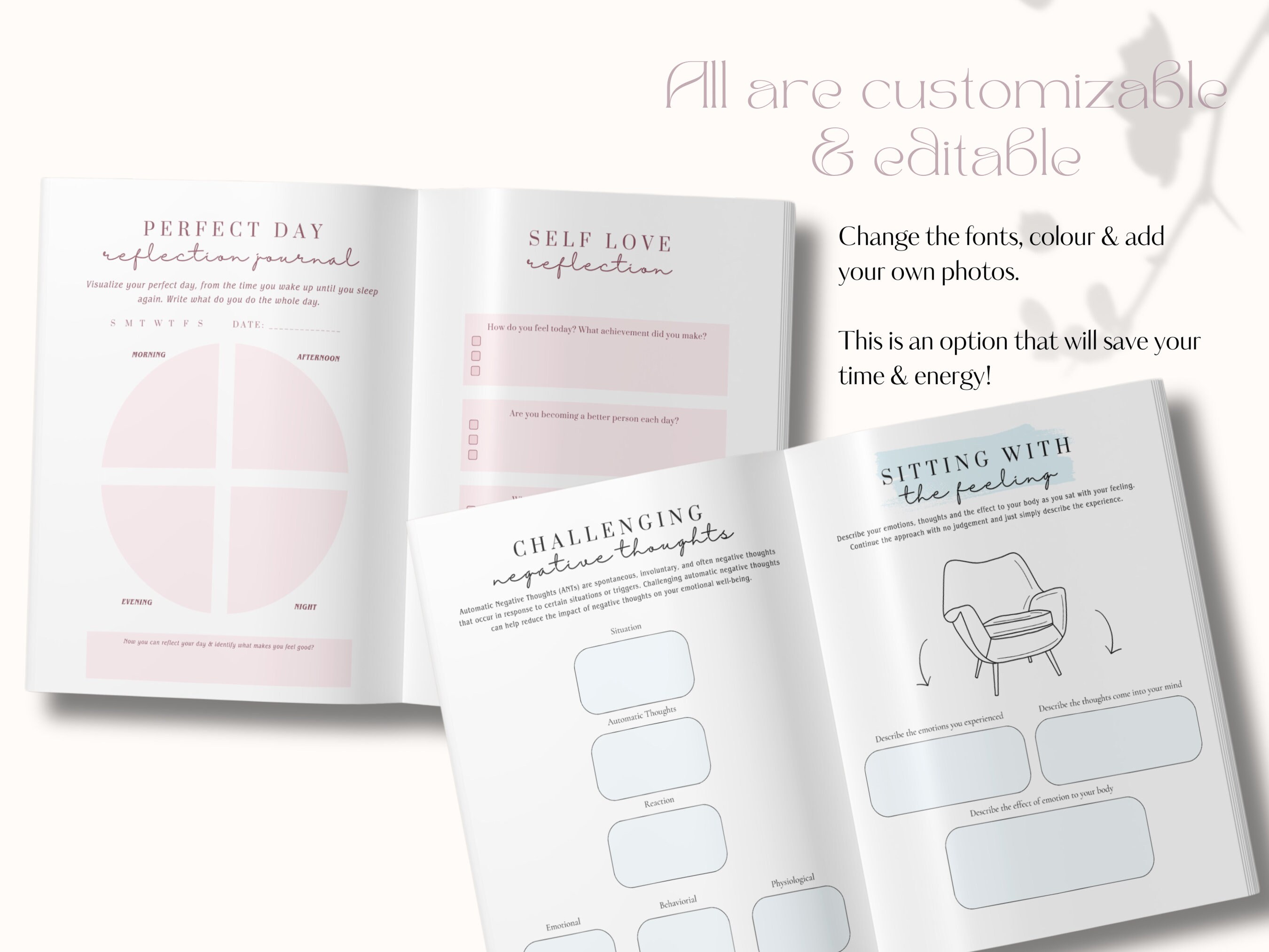 Self Esteem Worksheets, Self Love Worksheet, Confidence Workbook ...