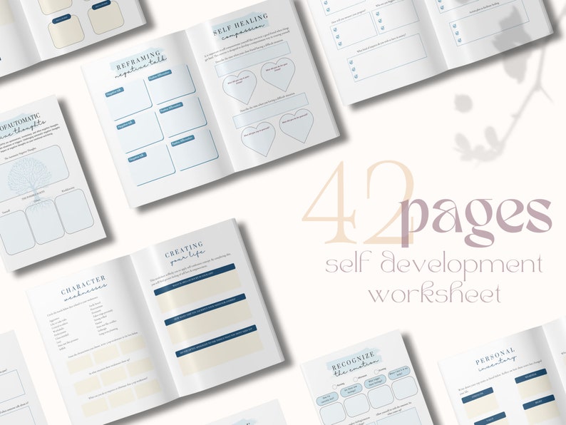 Self Esteem Worksheets, Self Love Worksheet, Confidence Workbook ...